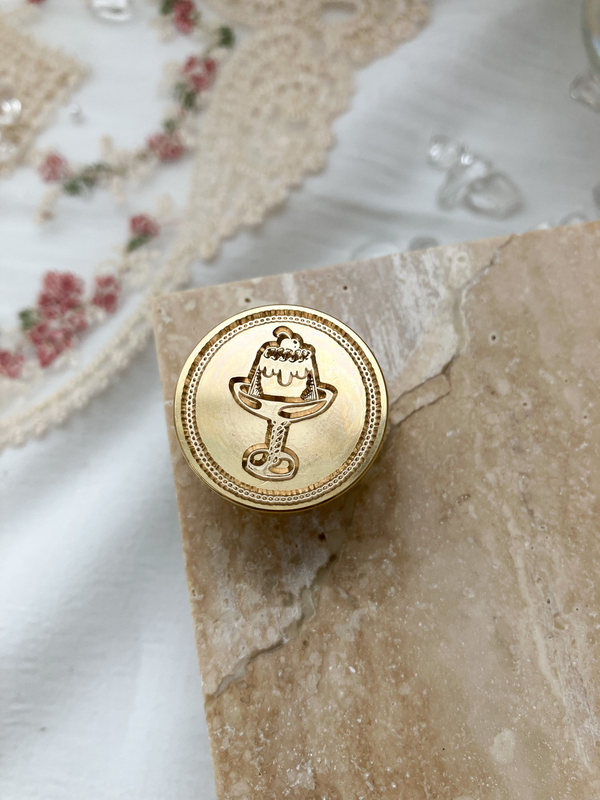 h020 original stamp head 【pudding】 | シーリングスタンプ専...