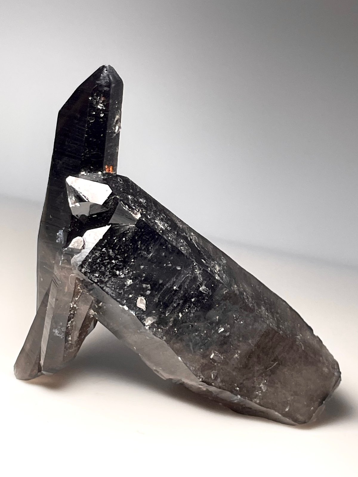 極上モリオン【黒水晶】ポイント◇クラスター◇天然石 極上モリオン【黒水晶】ポイント◇クラスター◇天然石