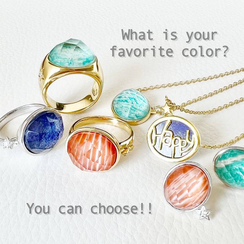 HAPPY】SILVER925 アマゾナイトRing(シルバーカラー) | Koselig HAPPY】SILVER925 アマゾナイトRing(シルバーカラー) | Koselig