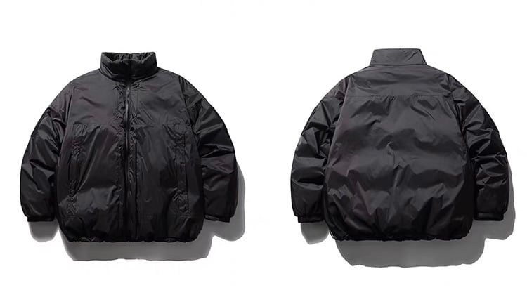 Oversized Hi-neck Army Jacket | PIEAL