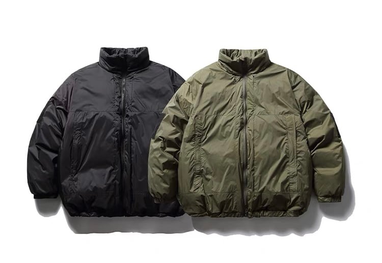 Oversized Hi-neck Army Jacket | PIEAL