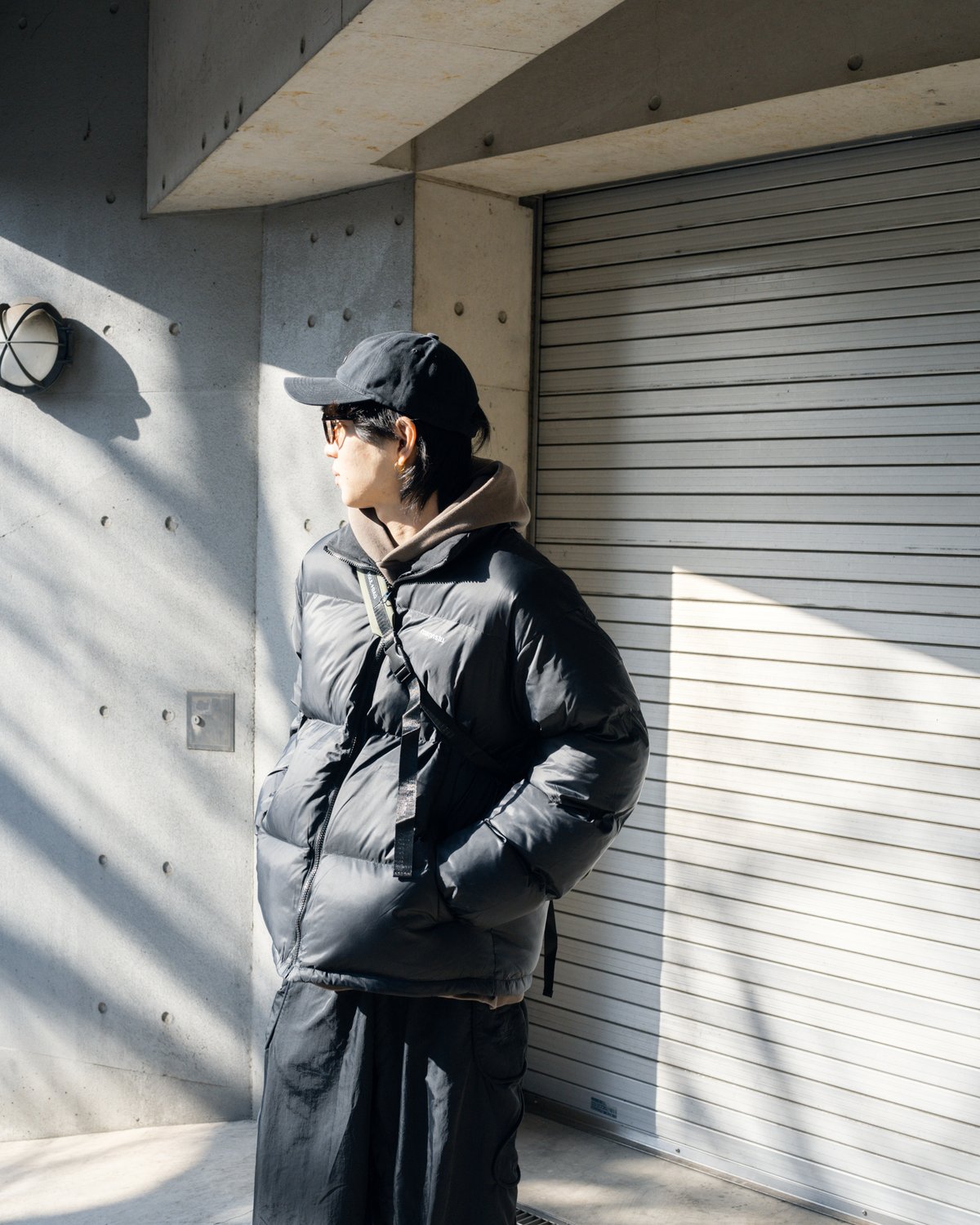 One Shoulder Nylon Tech Bag | PIEAL