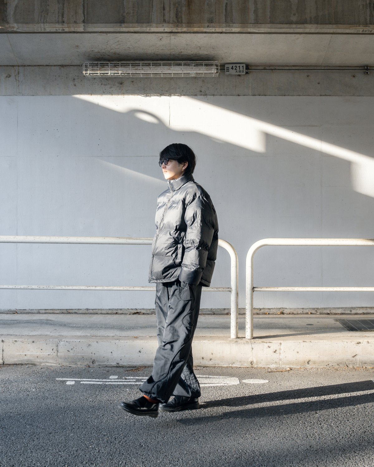 Oversized Solid Down Jacket | PIEAL