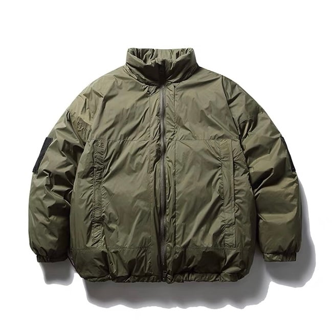 Oversized Hi-neck Army Jacket | PIEAL