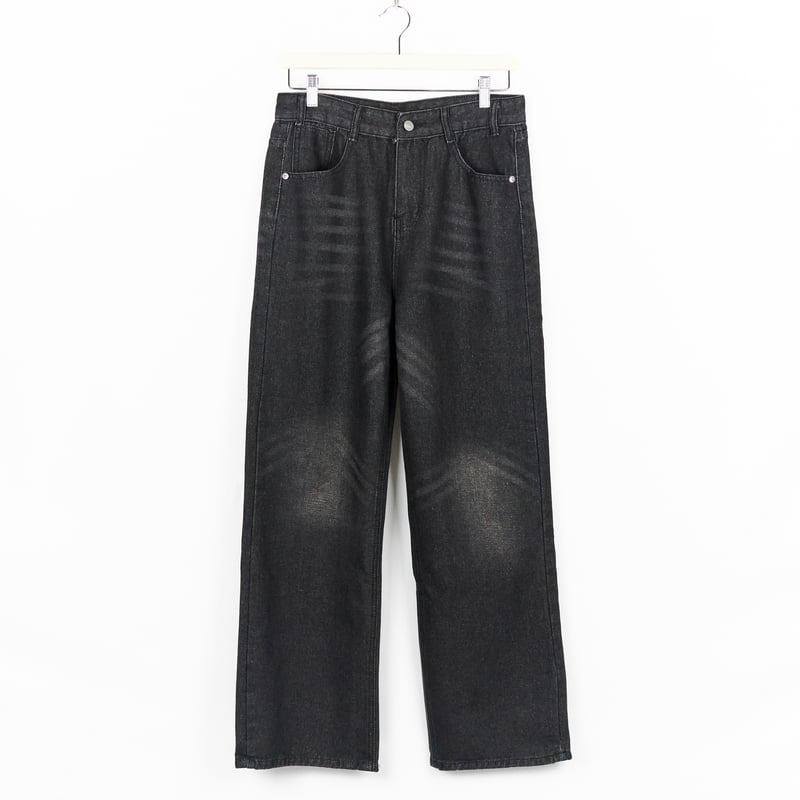 Stone Wash Black Denim | PIEAL Stone Wash Black Denim | PIEAL