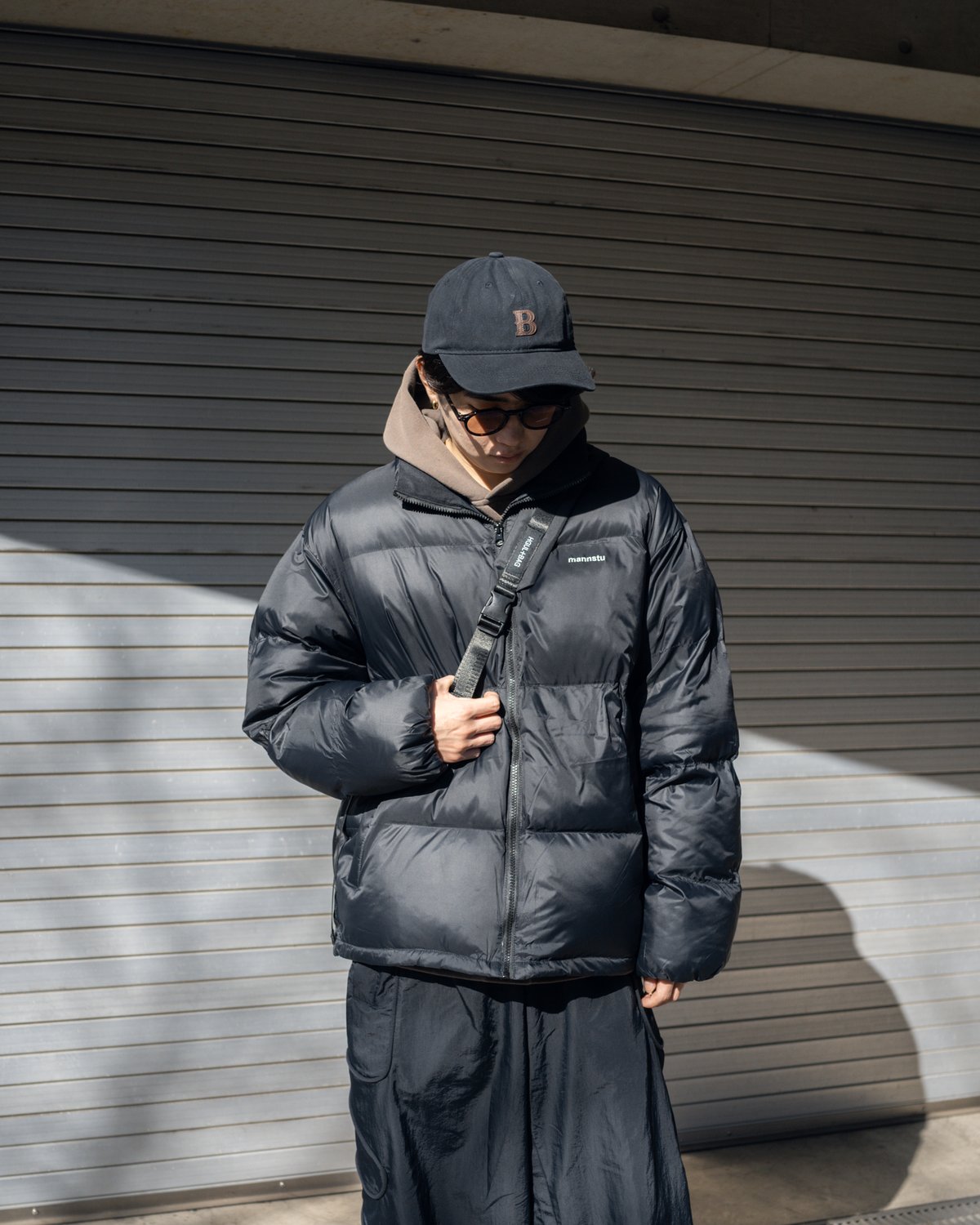 One Shoulder Nylon Tech Bag | PIEAL