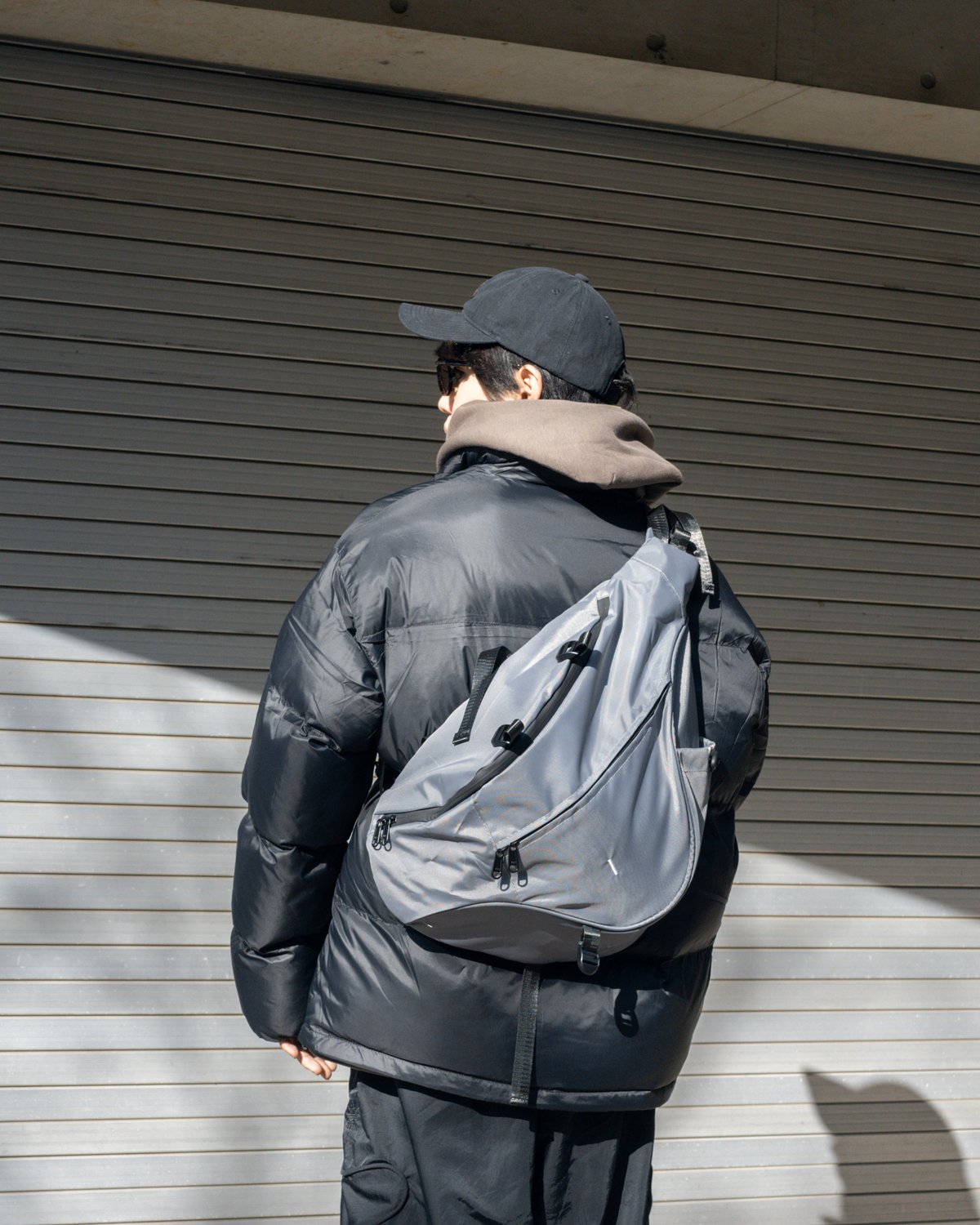 One Shoulder Nylon Tech Bag | PIEAL