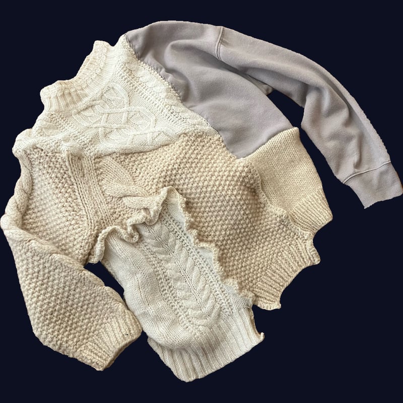 リメイクパッチワークニット① | 58knit リメイクパッチワークニット① | 58knit