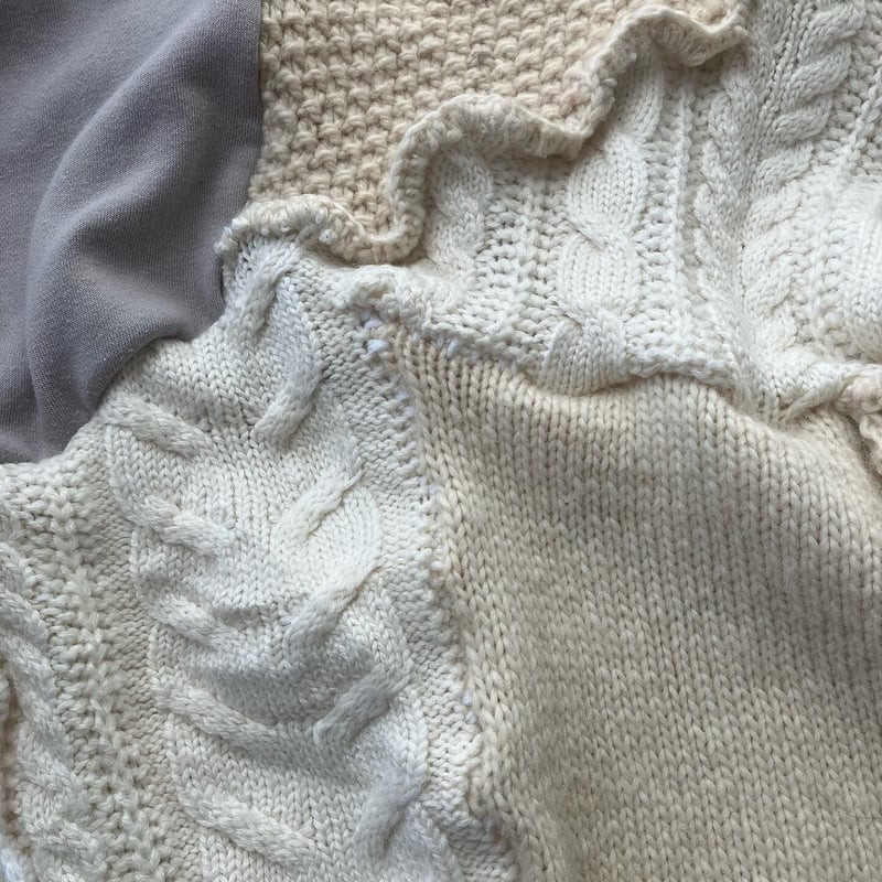 リメイクパッチワークニット② | 58knit リメイクパッチワークニット② | 58knit