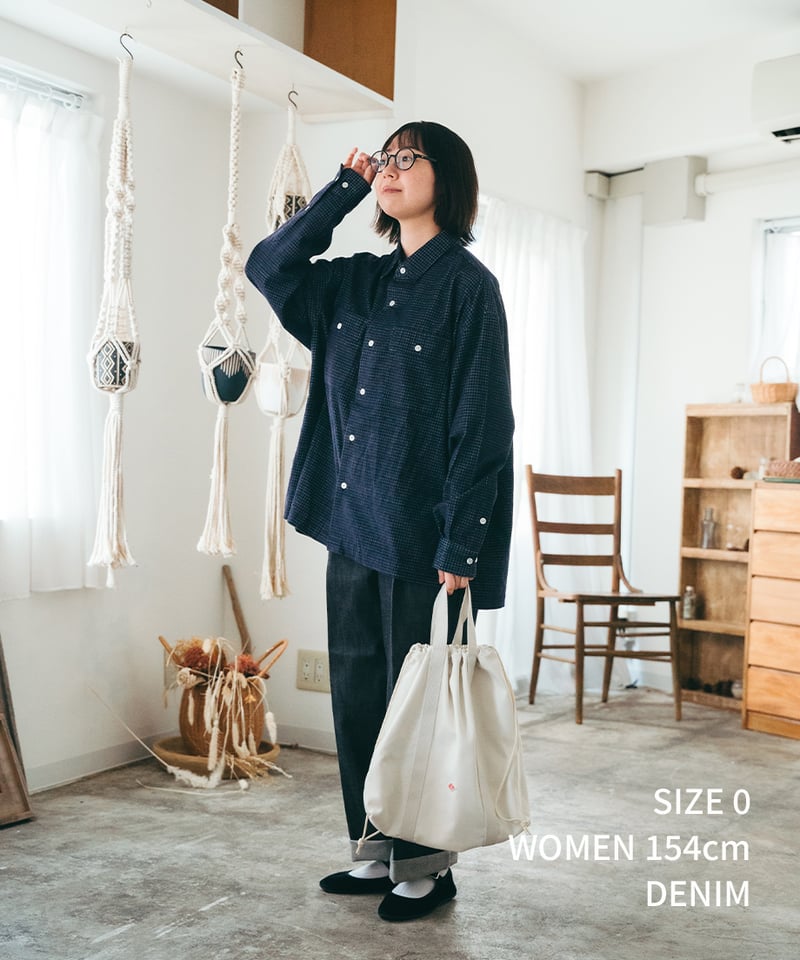 24 Rigid denim 2tuck pants | UNFOLK 24 Rigid denim 2tuck pants | UNFOLK