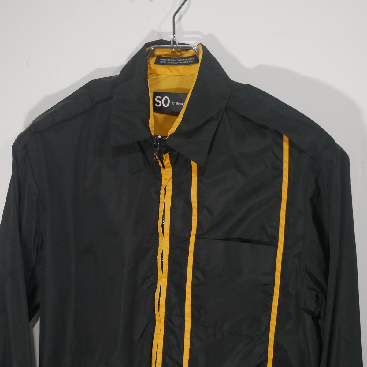 so by alexander van slobbe nylon zip shirt jack so by alexander van slobbe nylon zip shirt jack