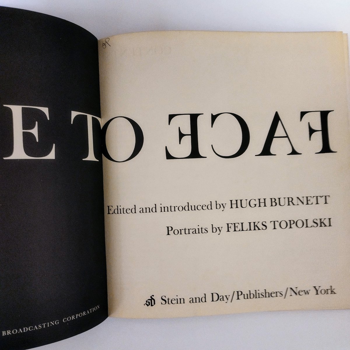 【FACE TO FACE】 HUGH BURNETT/FELIKS TOPOLSKI 読むと...