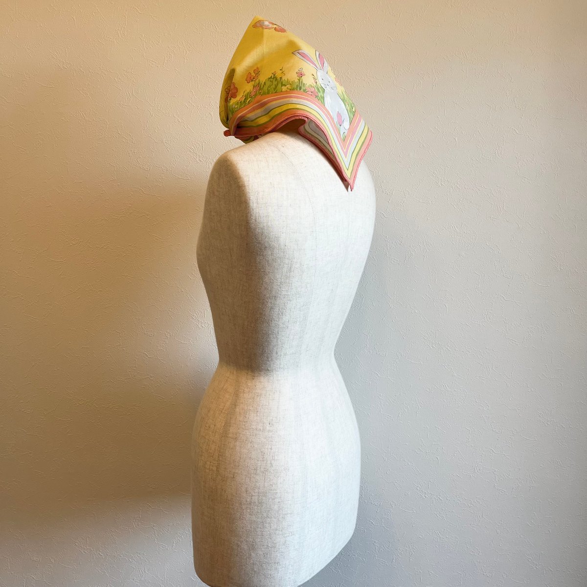 〈vintage〉drawing design scarf | MEARI and AMERI...