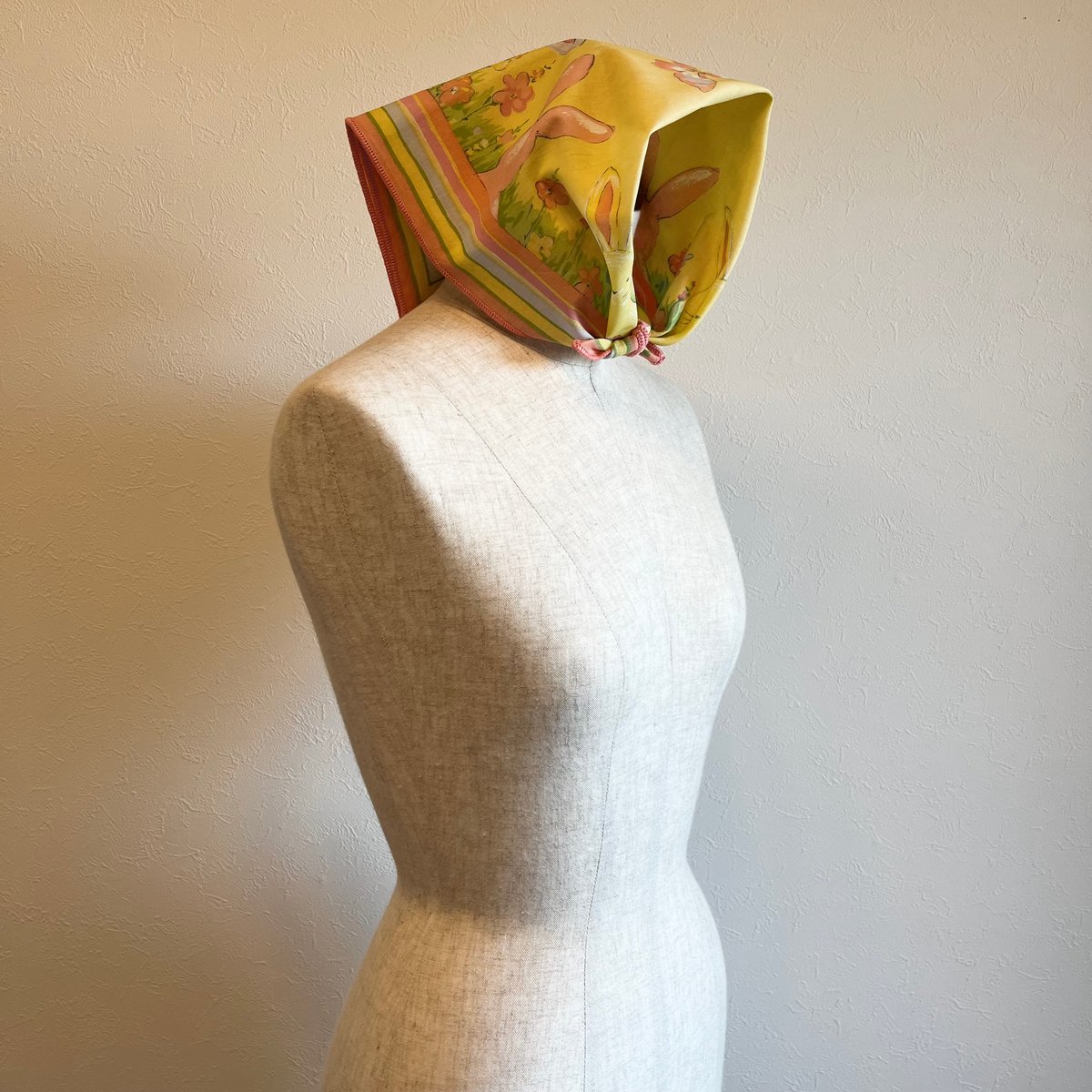 〈vintage〉drawing design scarf | MEARI and AMERI...