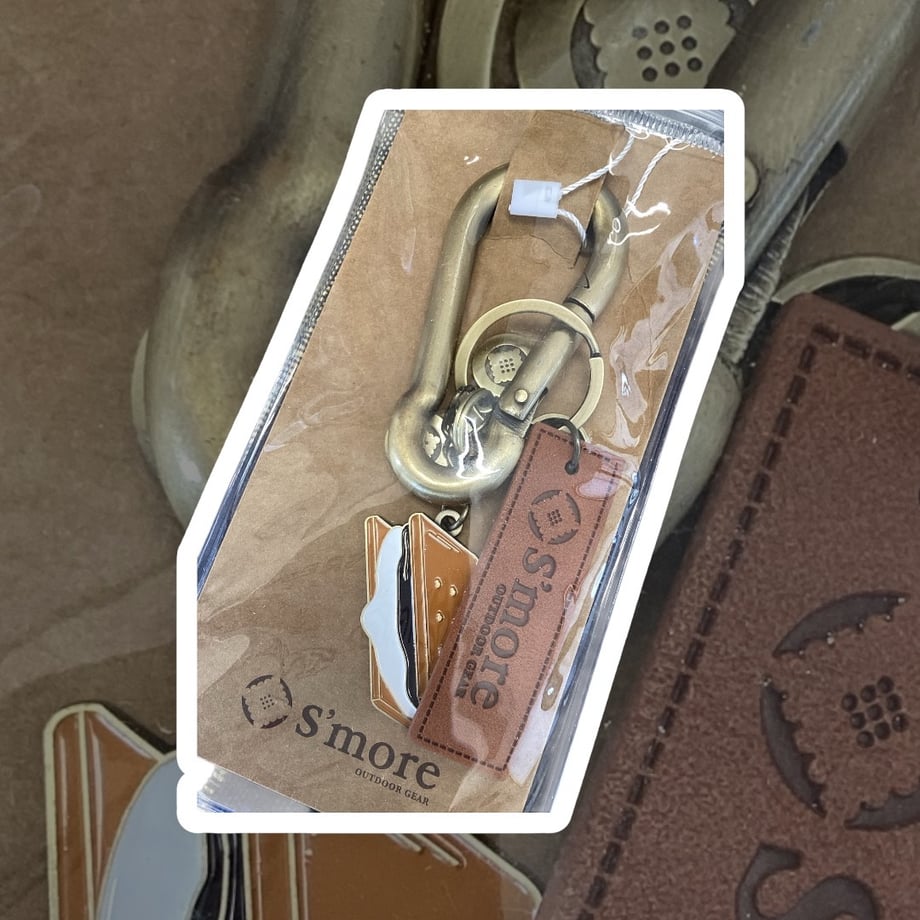 Cookey 】クッキィ スモア型のカラビナキーチェーン | outgress