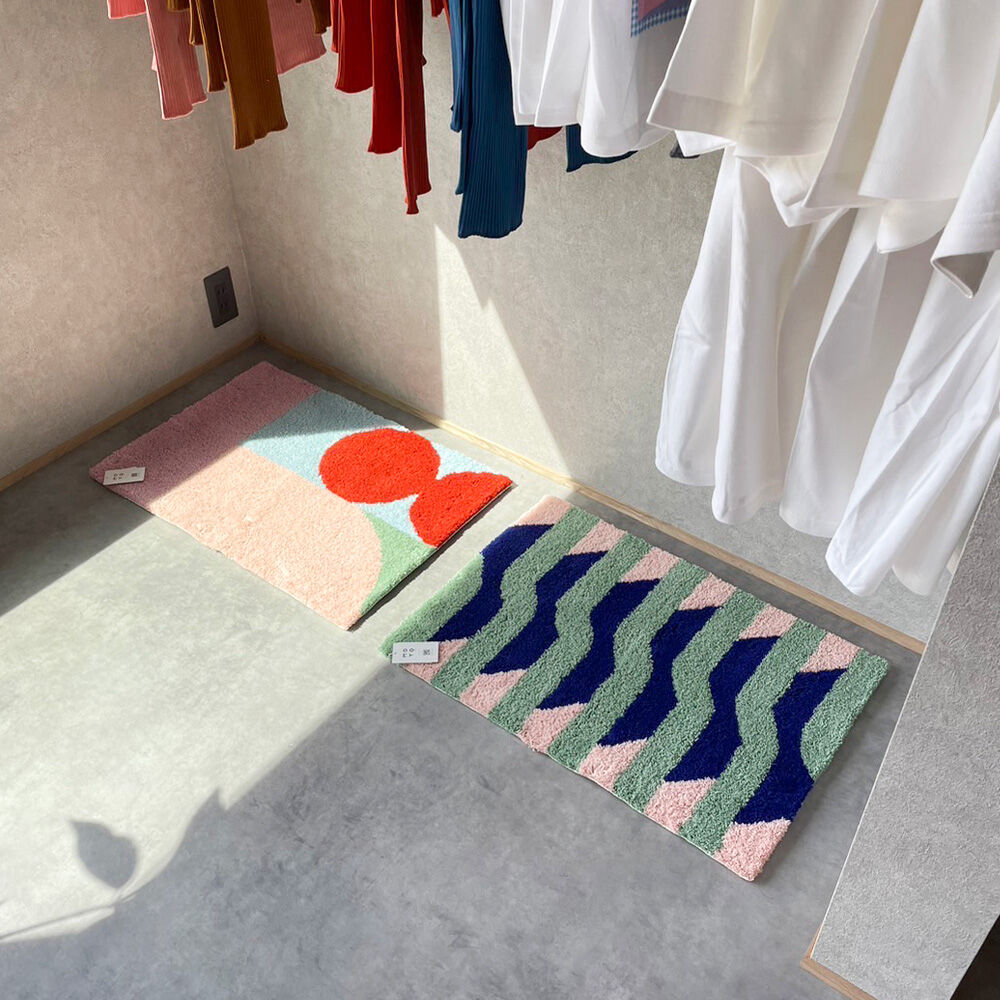 curve rug(blue) | MOYO STORE