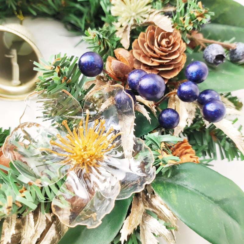 シックなクリスマスリース | MAPLE FLOWER&COFFEE シックなクリスマスリース | MAPLE FLOWER&COFFEE