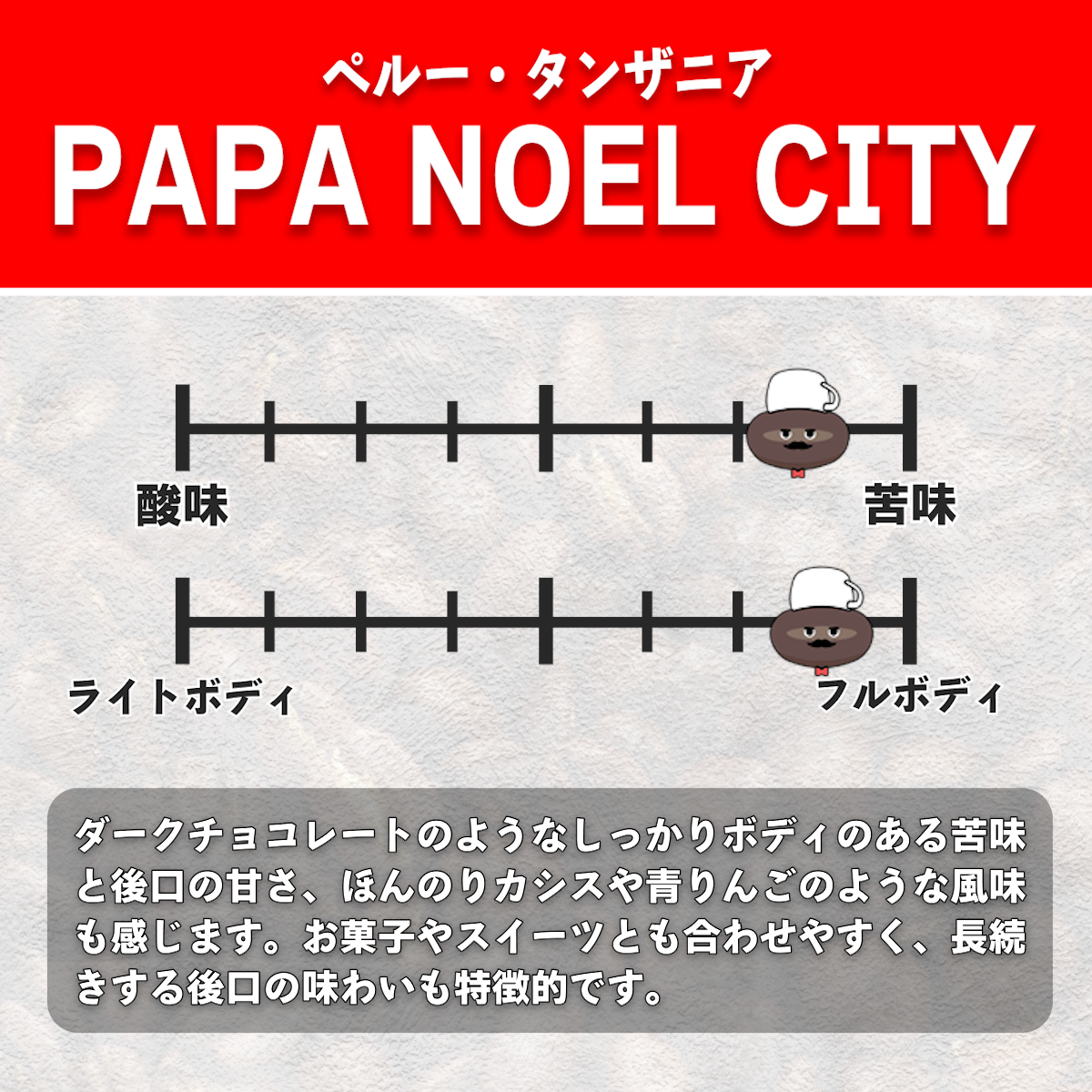 【冬期限定ブレンド】PAPA NOEL CITY (200g) | JUKUCY COFFEE...