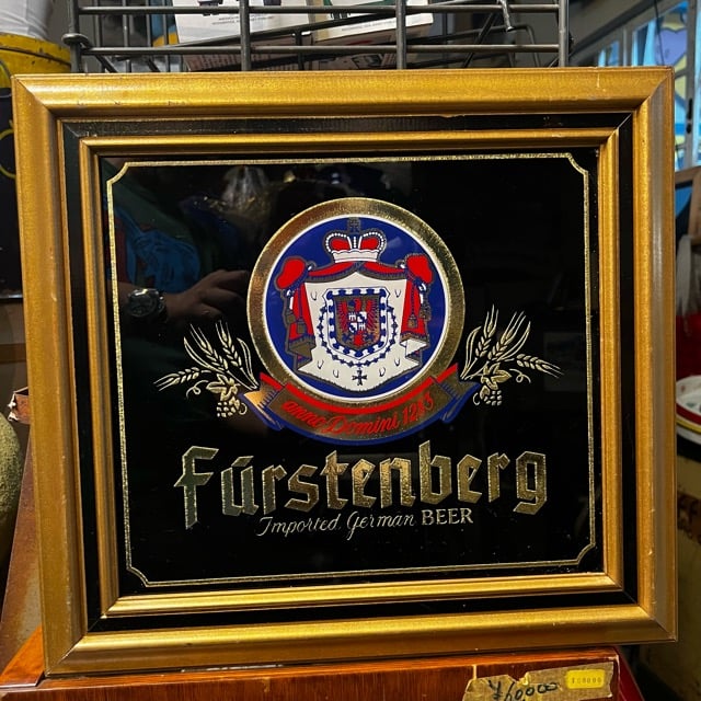 Vintage Furstenberg ドイツビール パブミラー SIGN 18-275 | Vintage Furstenberg ドイツビール パブミラー SIGN 18-275 |