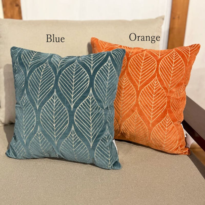 ゴールドリーフ刺繍のクッションカバー 40×40(cm) | インテリア ゴールドリーフ刺繍のクッションカバー 40×40(cm) | インテリア