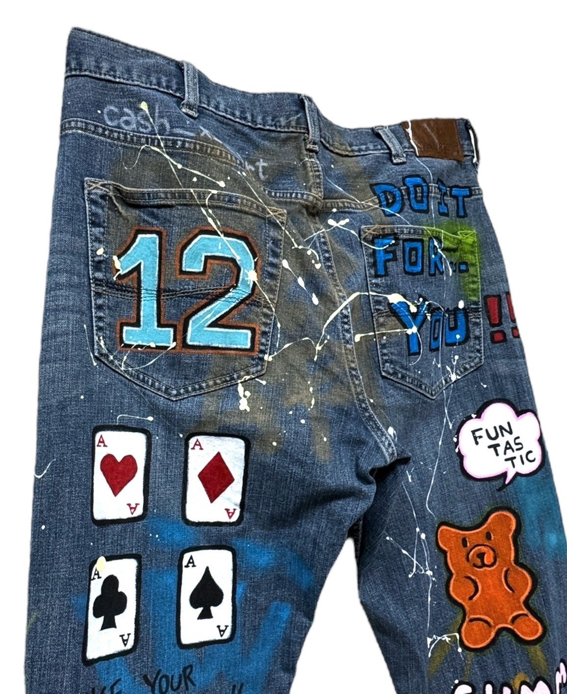 CASH handpaint denim | kaya1209