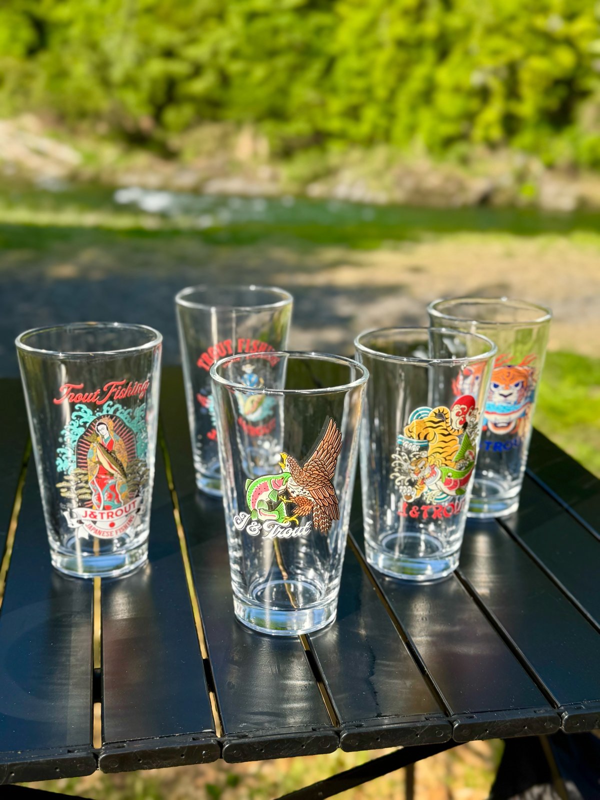 新作 パイントグラス 鳶と鱒 | J＆TROUT