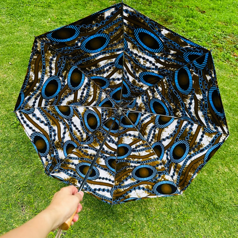 アフリカンプリント ハンドメイド 折りたたみ 日傘 アフリカ布 アフリカンプリント ハンドメイド 折りたたみ 日傘 アフリカ布