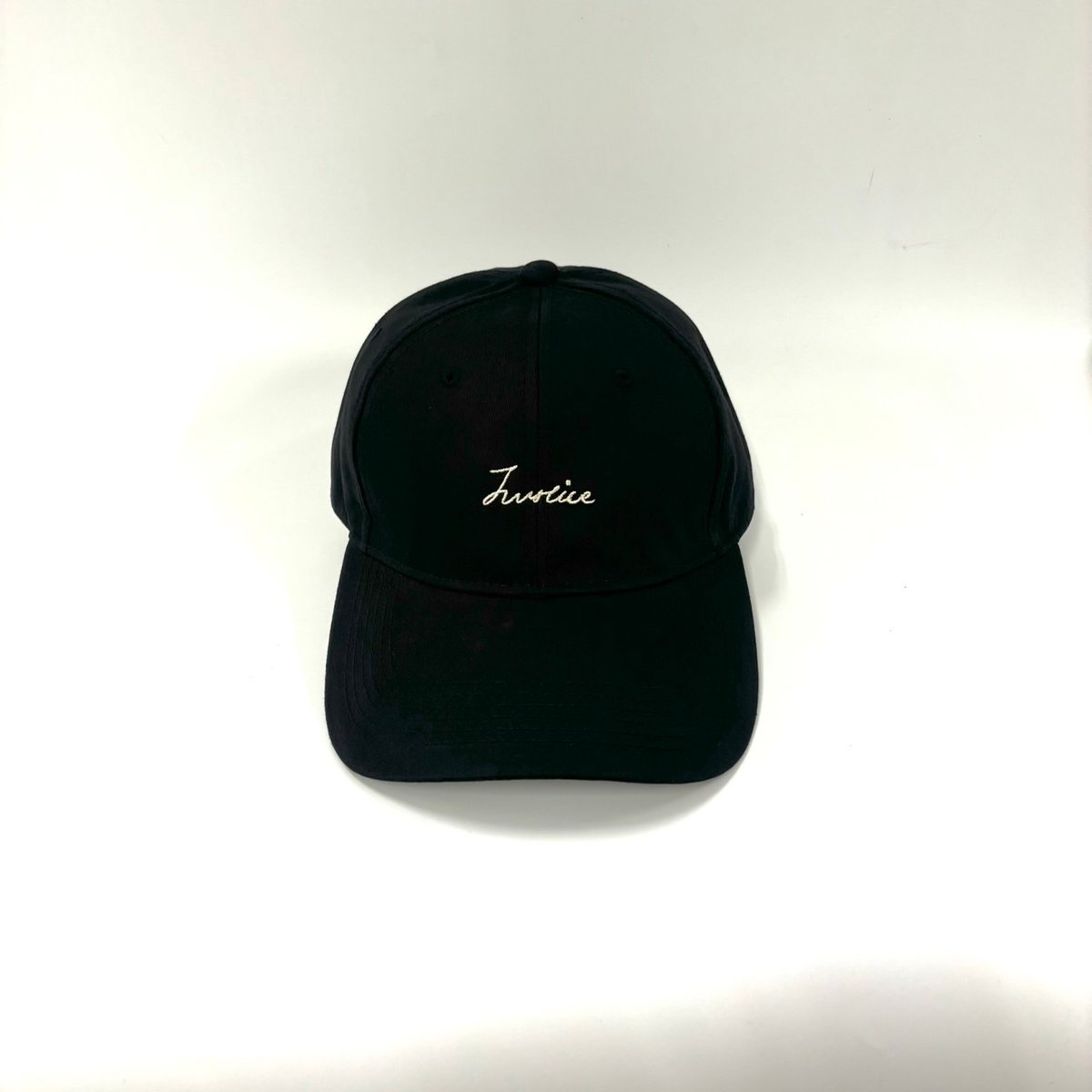 Justice Script Cap Black NA-66 | confidence store