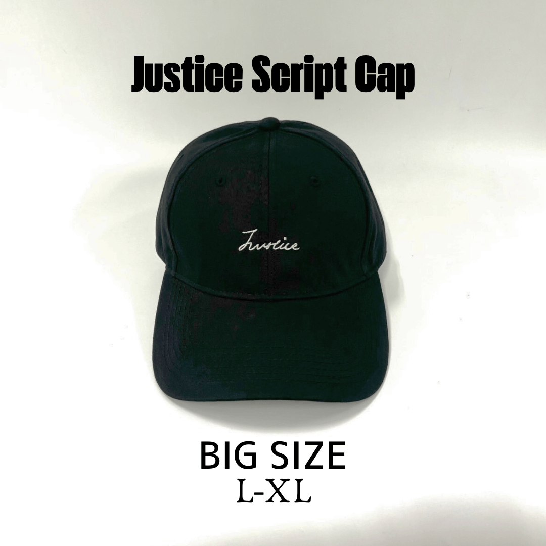 Justice Script Cap Black NA-66 | confidence store