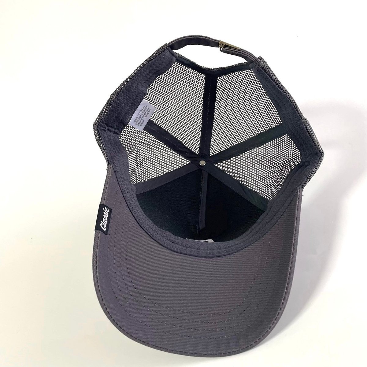 CS3D LOGO DEEP MESH CAP CHARCOAL/WHITE CON-55 ...