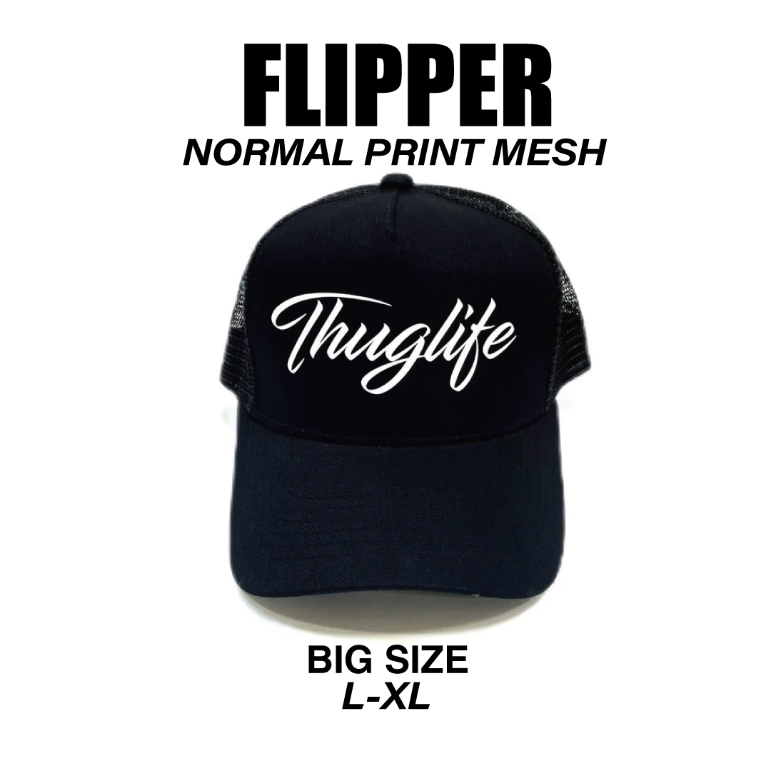 FLIPPER NORMAL PRINT MESH CAP black K-19 | conf...