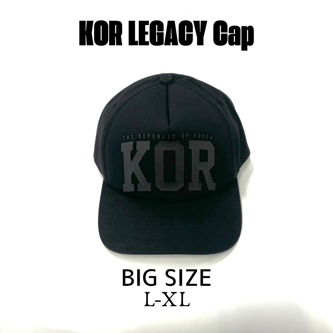 KOR LEGACY CAP black×black K-121 | confidence s...