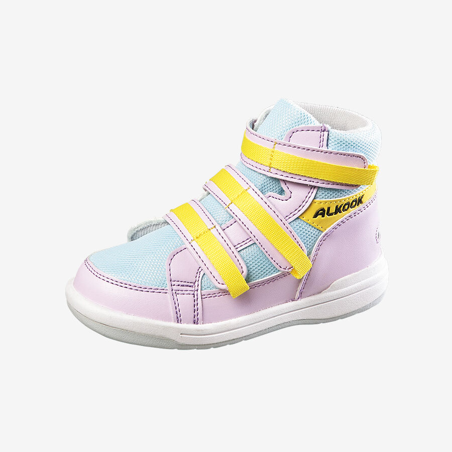 ALKOOK／足底板対応シューズ（AL-201）／パープル＆サックス（キッズ／両足） | アル...