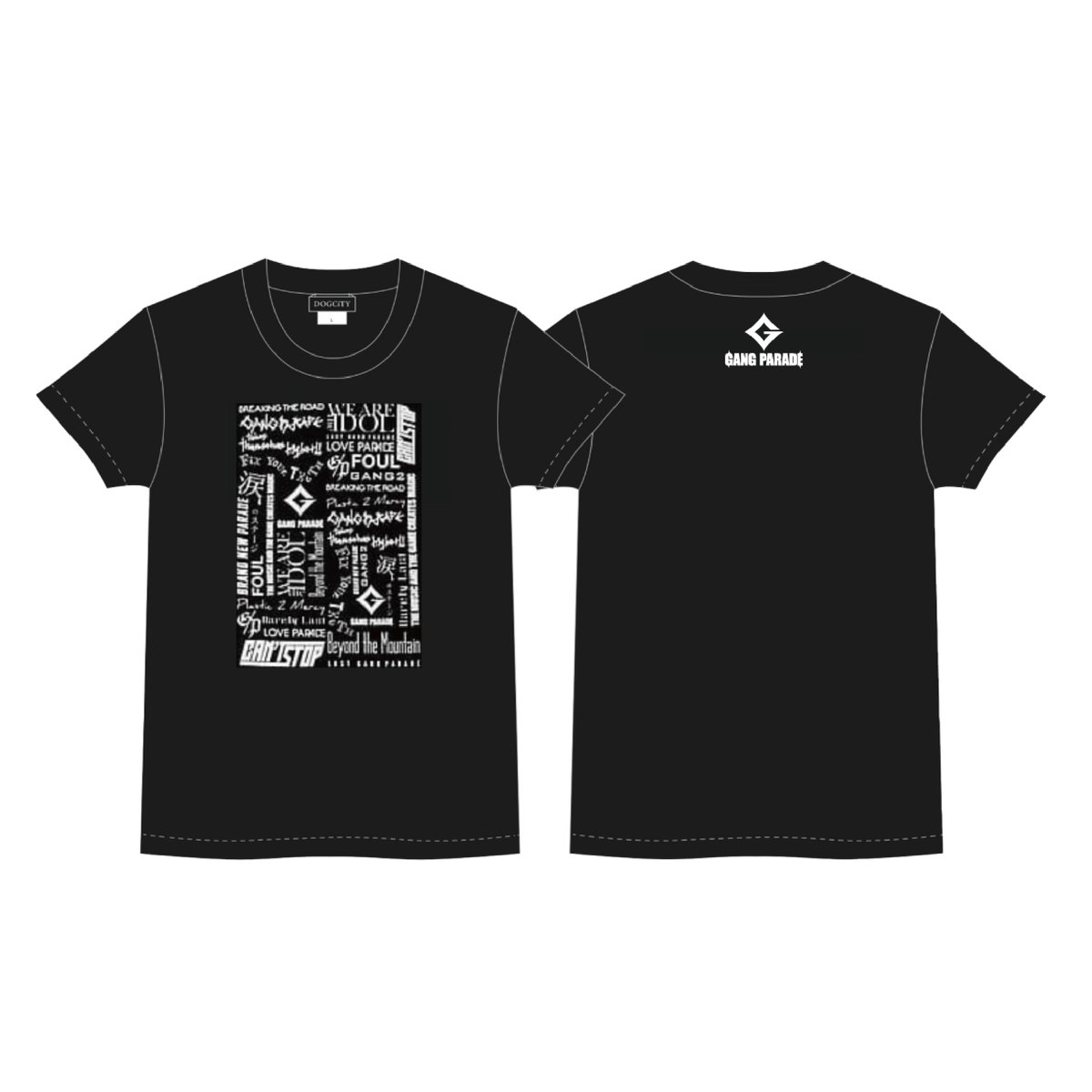 ALL RELEASE TITLE Tシャツ【2月上旬発送予定】 | GANG PARADE ...