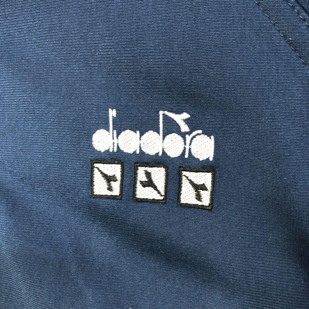 diadora ディアドラ ジャージ トラックジャケット 刺繍 ロゴ diadora ディアドラ ジャージ トラックジャケット 刺繍 ロゴ