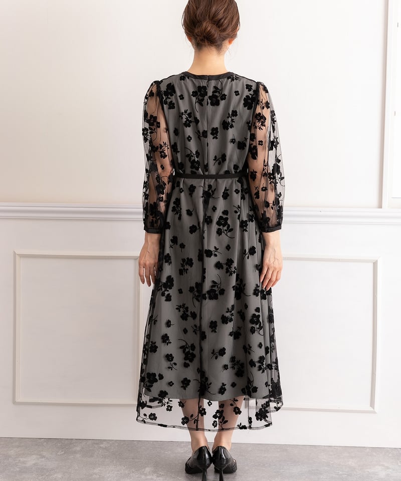 PREFERIR フロッキー チュールレース 結婚式 オケージョン パーティー