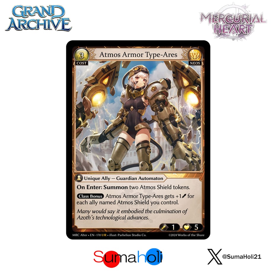Grand ArchiveTCG『Atmos Armor Type-Ares』Mercuria...
