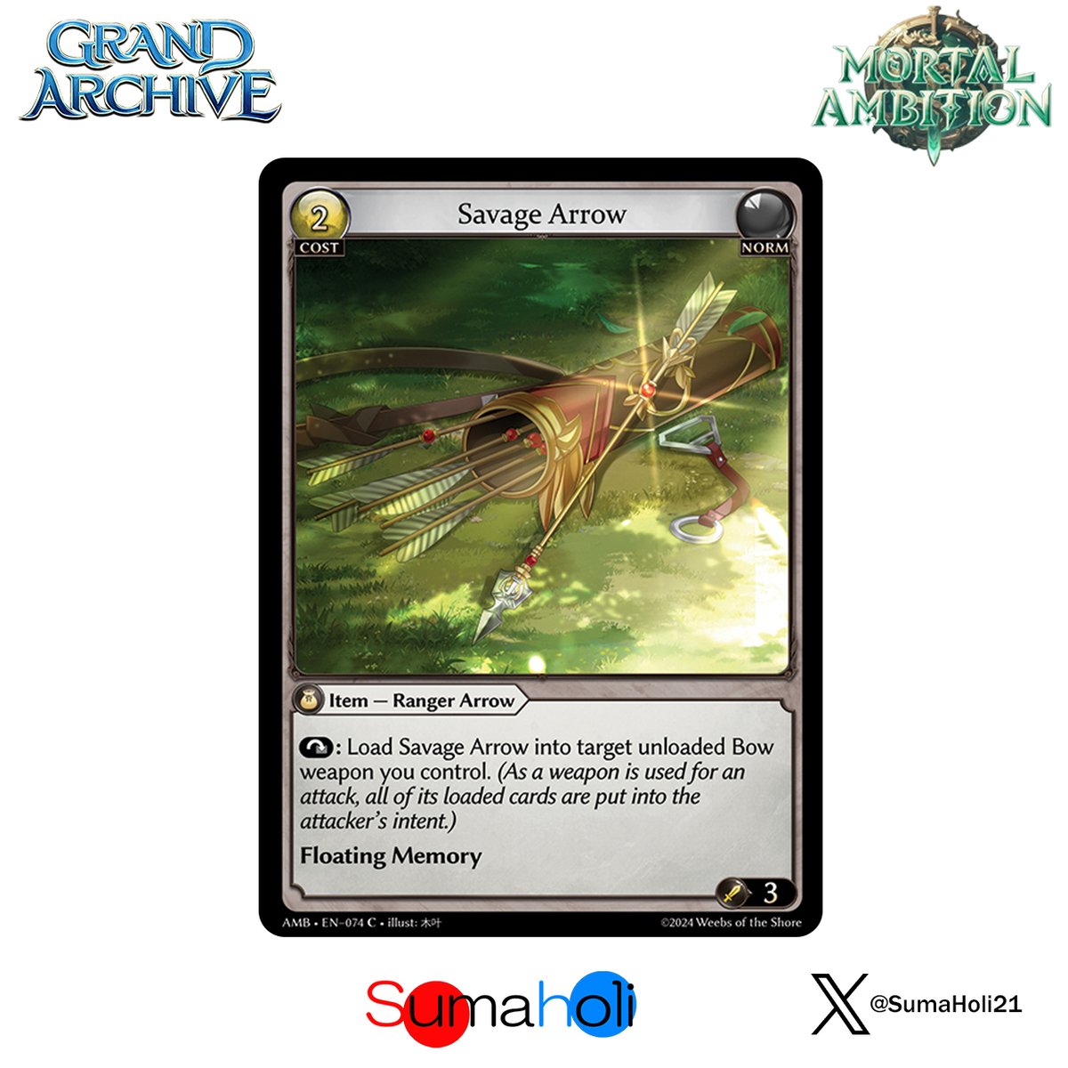 Grand ArchiveTCG『Savage Arrow』Mortal Ambition