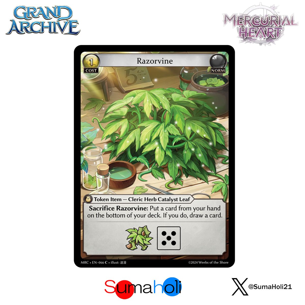 Grand ArchiveTCG『Razorvine』Mercurial Heart MRC ...