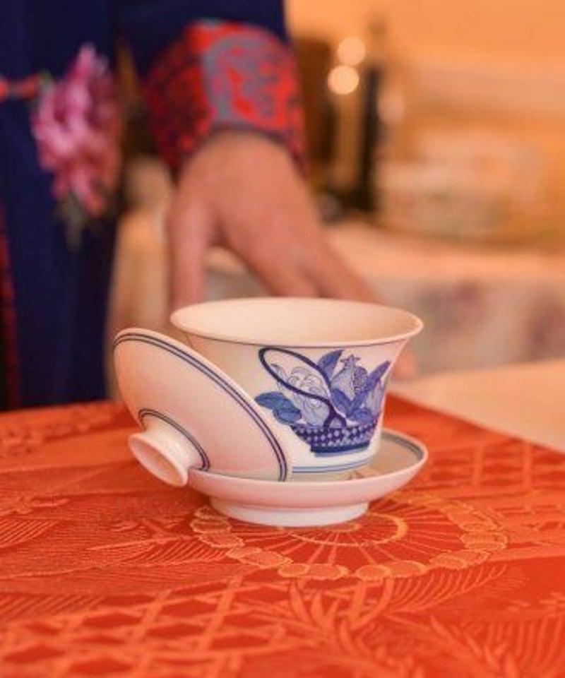 景徳鎮蓋碗/華開富貴 | ORGANIC TEA・馨華献上銘茶・世界遺産の香り 景徳鎮蓋碗/華開富貴 | ORGANIC TEA・馨華献上銘茶・世界遺産の香り