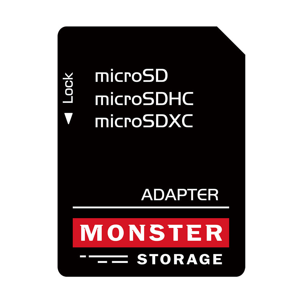 Monster Storage microSD class10 UHS-1 U3 V30 A1...