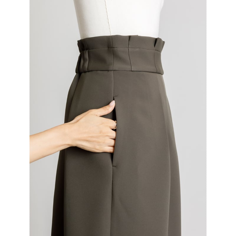 EASY COCOON SKIRT/Khaki | FREY EASY COCOON SKIRT/Khaki | FREY