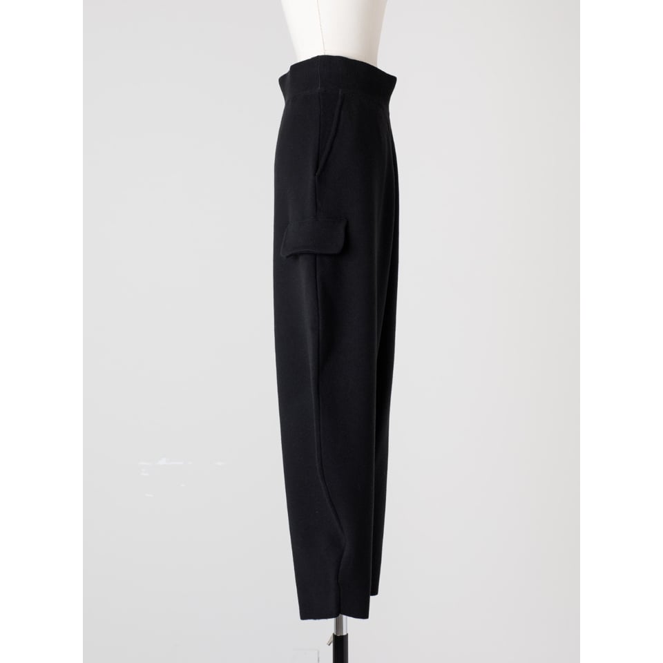KNIT COCOON PANTS/Black | FREY KNIT COCOON PANTS/Black | FREY