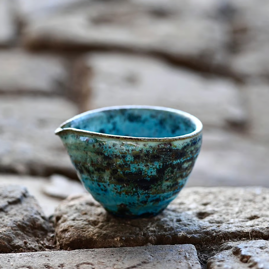 BLUE YUSAMASHI | SHINICHI KOTSUJI pottery