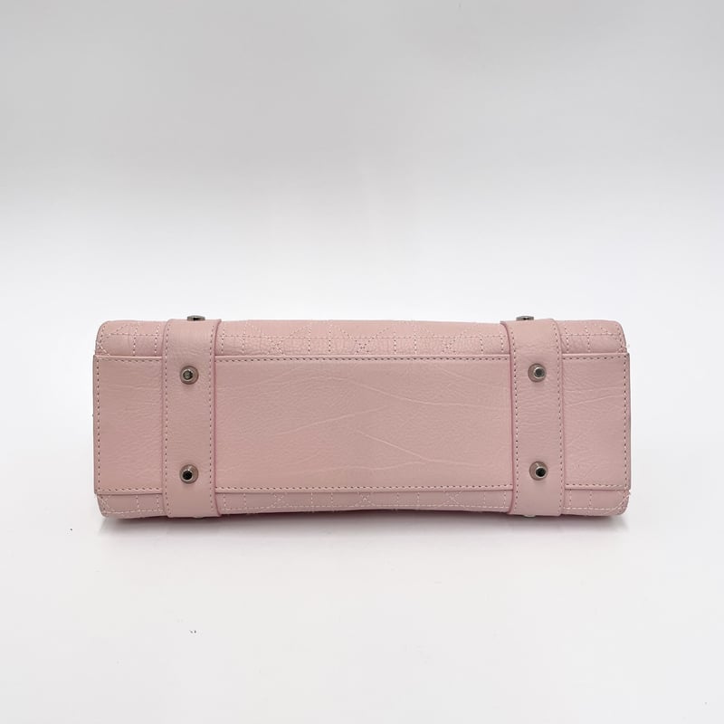 CHRISTIAN DIOR 美品レディディオール カナージュ ハンドバッグ CHRISTIAN DIOR 美品レディディオール カナージュ ハンドバッグ