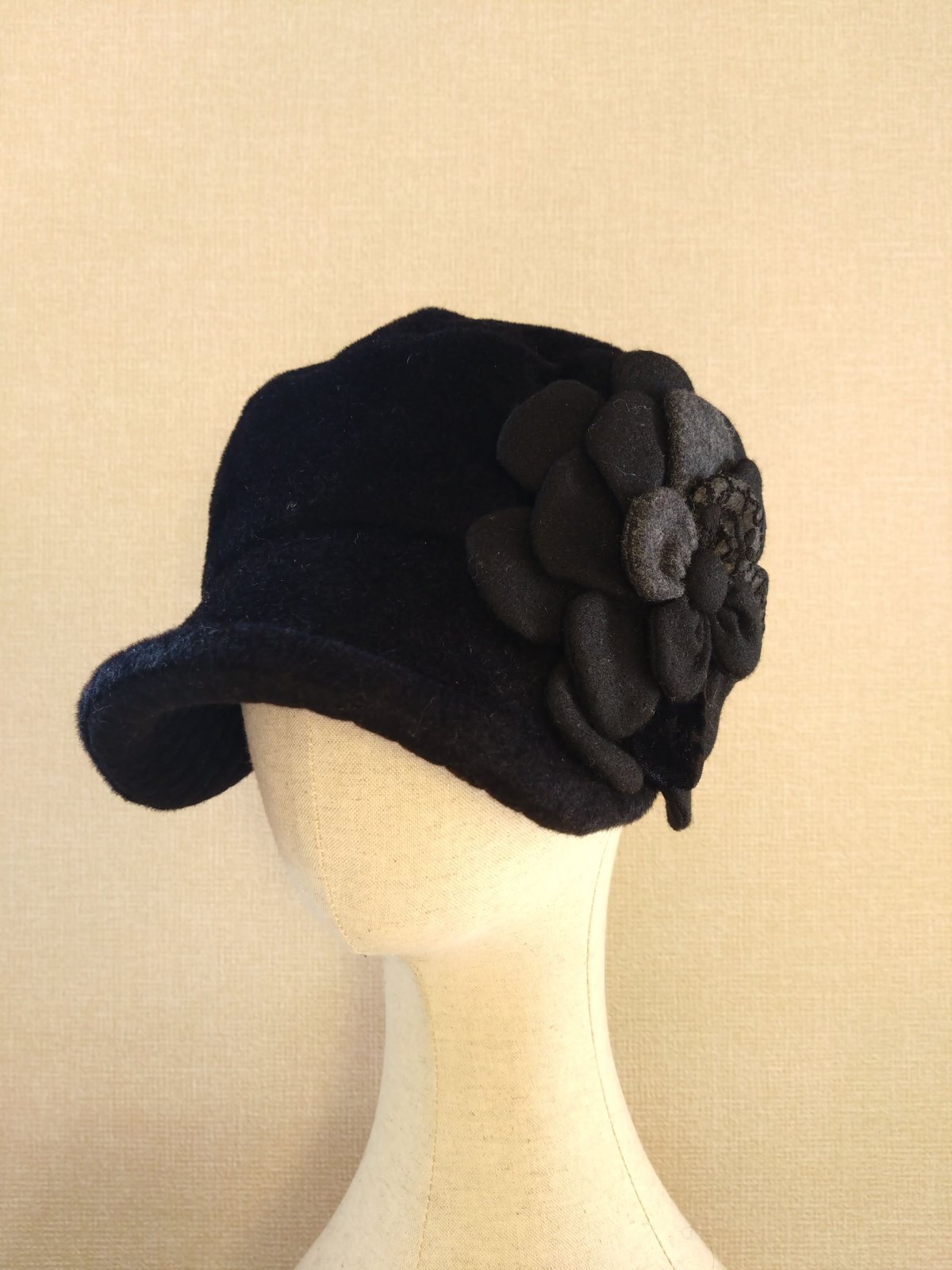sold out!! Shoko Flower Casuquette·Black | Shok...