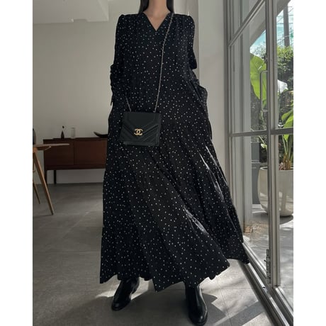 [数量限定]modern dots one piece / 2 colors | alone