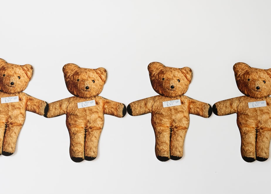 SMILE TEDDY POST CARD | LOLIT