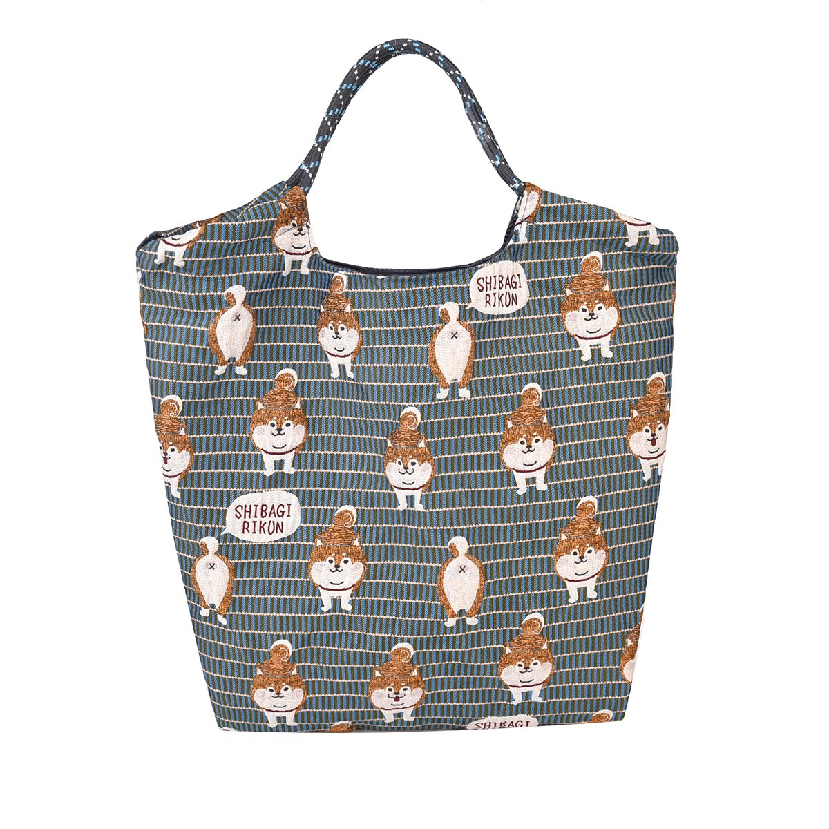 25-8174 ゴブラン織り パラコードバッグ 柴尻君柄 | KUSUGURU STORE