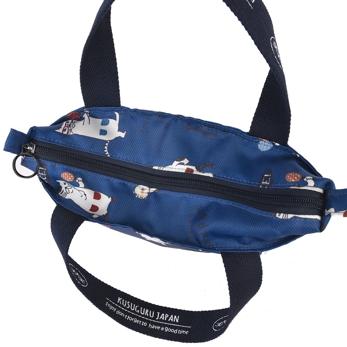 25-8181 保冷保温ランチバッグ ネコまるけ柄 | KUSUGURU STORE